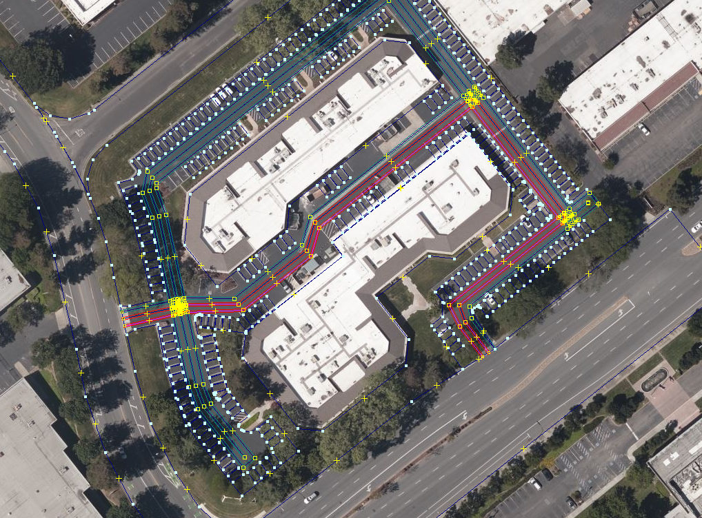 Path planning using the OSM XML map - AVP
